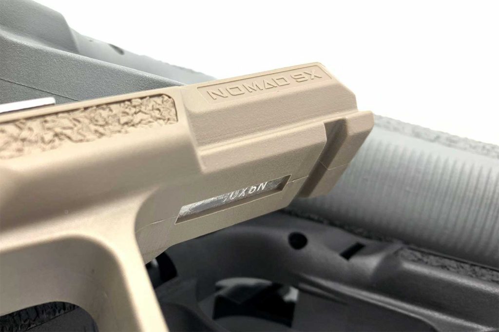 Nomad 9X Frame with Magwell and Backstrap, For G19X/45 Gen5 Nomad Defense
